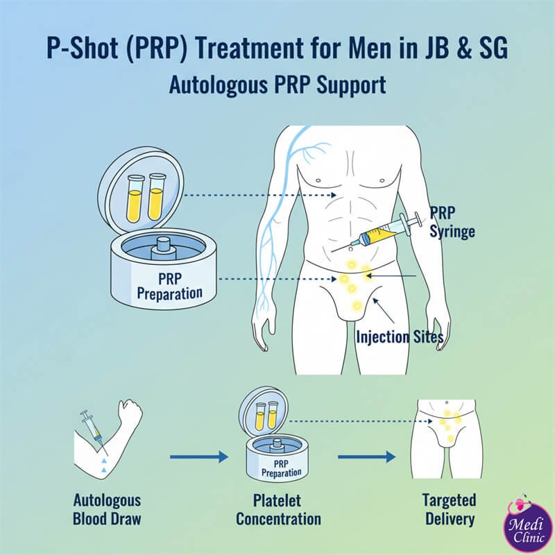 Điều trị nam giới P-Shot (PRP) | Phòng khám Medi được chứng nhận | JB SG #1